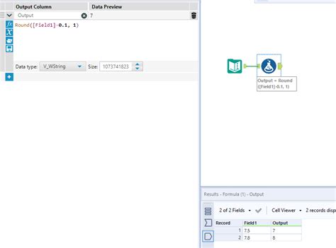 Solved Rounding Down Alteryx Community