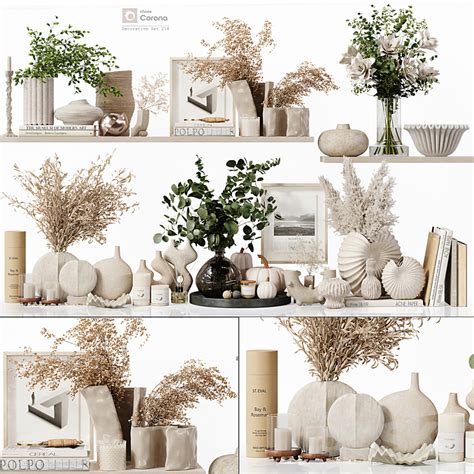 Decorative Set 218 Decorative Set 3d Model