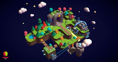 Isometric Cube Environment 3d Environments Unity Asset Store