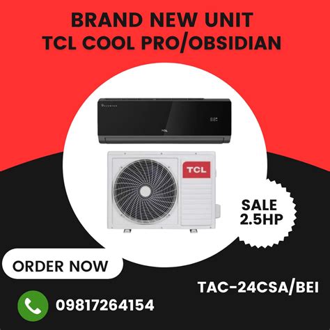 Tcl Cool Pro Obsidian Tv And Home Appliances Air Conditioning And Heating On Carousell