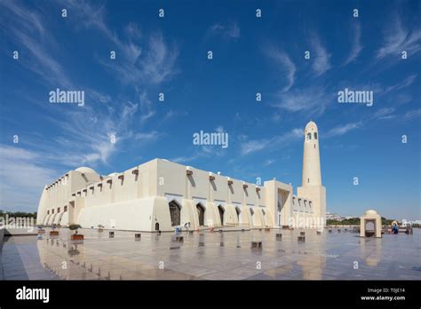Exterior Imam Muhammad Ibn Abd Al Wahhab Mosque Doha The Qatar State