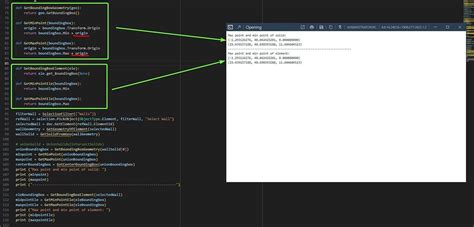 Get Min Pointmax Point Of A Bounding Box From A Solid Developers