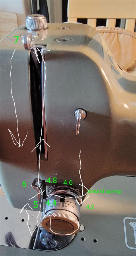 Necchi Bu Mira [~1951] Upgraded Model Threading Help R Sewingforbeginners