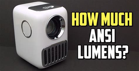 How To Calculate Ansi Lumens For Projector Jayceooi Com
