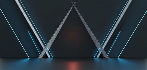 연단 레이저 쇼룸 제품 소품 어두운 톤 제품 배치 레이저 방 바닥 및 벽 배경 네온 불빛 스튜디오 현대 빈 무대 3d 그림 0명에 대한 스톡 사진 및 기타 이미지 Istock