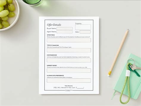 Offer Details Sheet Free Download Ez Agent Hub