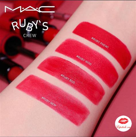 Review Son MAC Ruby Boo Đỏ Thuần Limited Hot Nhất Rubys Crew
