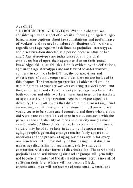 Age Ch 12introduction And Overviewin This Chapter We Consider Docx