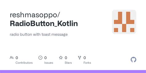 Github Reshmasopporadiobuttonkotlin Radio Button With Toast Message