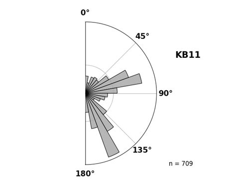 Plotting Rose Plots With Fractopo — Fractopo 053 Documentation
