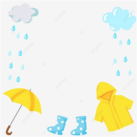Rain Page Border