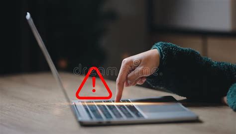 Caution Warning For Notification Error And To Be Aware Of The Dangers