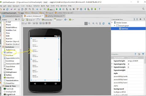 Android Studio ListView Basic Example JavaInHouse