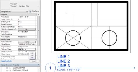 The Architect S Desktop Revit Multi Line Viewport Titles On Sheets