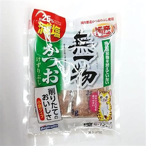Jp はごろも 無一物減塩かつおけずりぶし 1gx12 ペット用品
