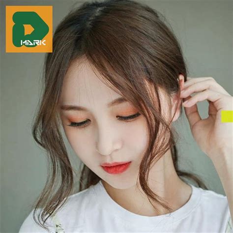 옆머리 부분가발 인모헤어피스 똑딱이 셀프붙임머리