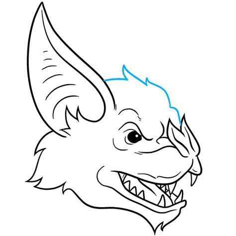 How To Draw A Bat Face Really Easy Drawing Tutorial