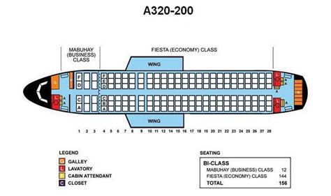 Philippine Airlines Airbus A330 200 Aircraft Seating Chart Airlines