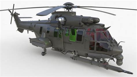 Eurocopter Ec 725 High Detail 3ds Max Vray 3d Turbosquid 1786493
