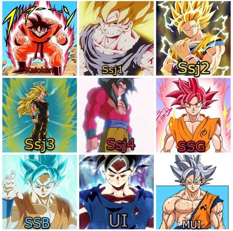Goku All Forms 10 Strongest Non Canon Dragon Ball Forms Ranked