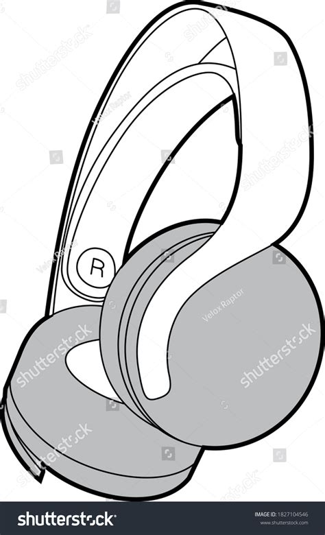 전문 헤드폰 벡터선 그리기 아이콘 로고 스톡 벡터로열티 프리 1827104546 Shutterstock