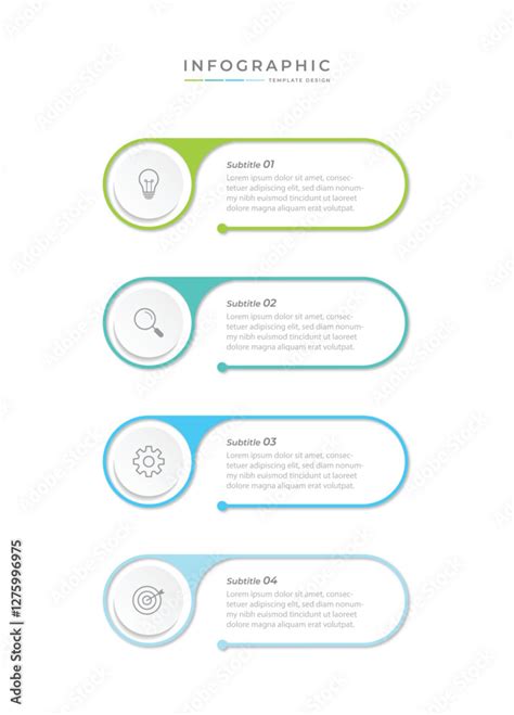 Vector Infographic Label Design Template 4 5 6 Options Or Steps Can Be Used For Process Diagram