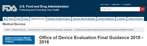 FDA Guidance Documents Released Recently Medical Device Academy