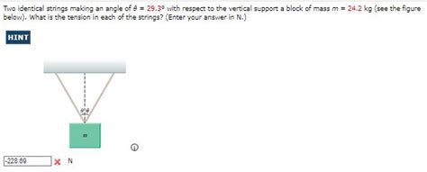Solved 1 ﻿two Identical Strings Making An Angle Of θ293°