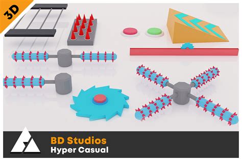 Hyper Casual Pack 3d Props Unity Asset Store