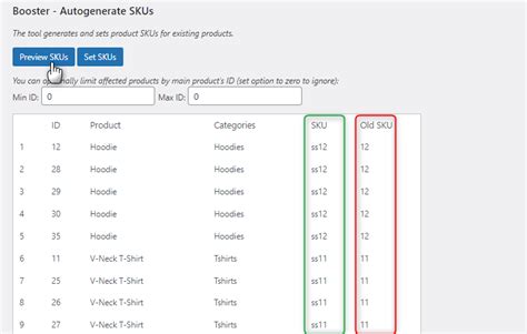 SKU For WooCommerce Plugin Booster For WooCommerce Product SKU Generator