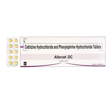 Allercet Dc Tab 10s Pharmville