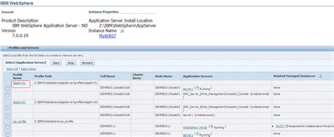Create A J2ee Server Container For The Websphere Application Server Was