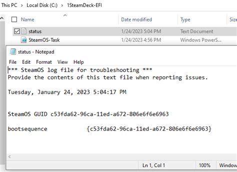 Github Ryanrudolfoba Steamdeck Efi Script Dual Boot Script Without A Graphical Boot Manager