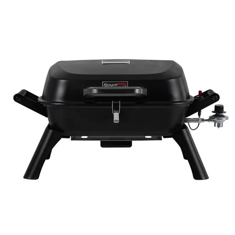 Royal Gourmet Portable Tabletop Propane Gas Grill With Foldable Legs