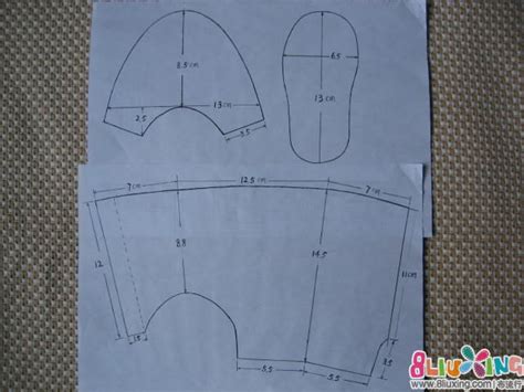 教你做宝宝棉靴附鞋样 宝宝鞋子帽子教程 布流行手工网