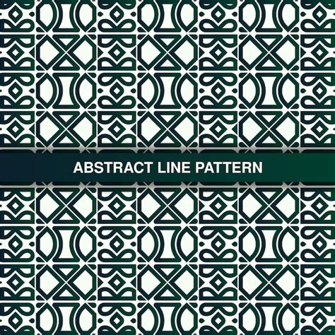 Premium Vector Flat Ornament Line Pattern Design