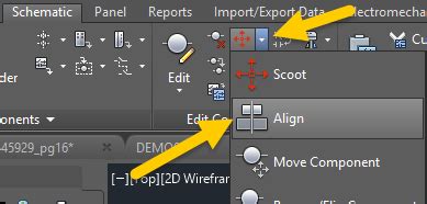 Aligning Components AutoCAD Electrical IMAGINiT Manufacturing Solutions Blog