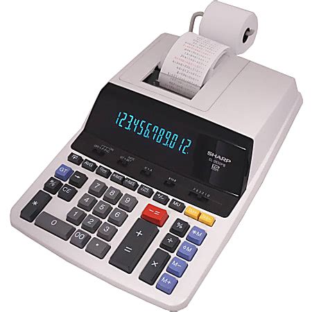 Sharp El 2630piii Printing Calculator Office Depot