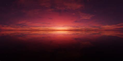Dark Red Sky Hdri