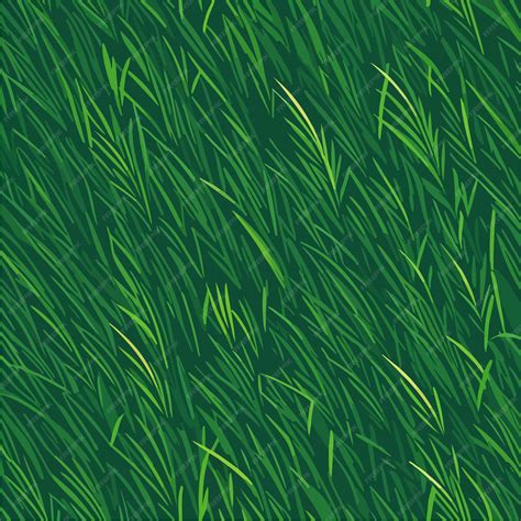 Premium Vector Green Grass Pattern For Landscape And Design Projects