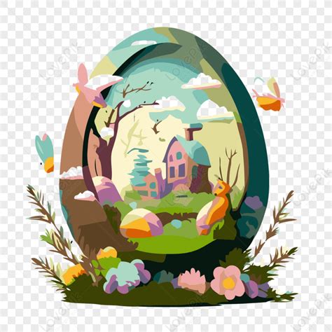 무료 부활절 달걀 찾기 벡터만화상표클립 아트 Png 일러스트 무료 다운로드 Lovepik