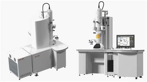 Generic Electron Microscope With Control System 3d Model 129 Max