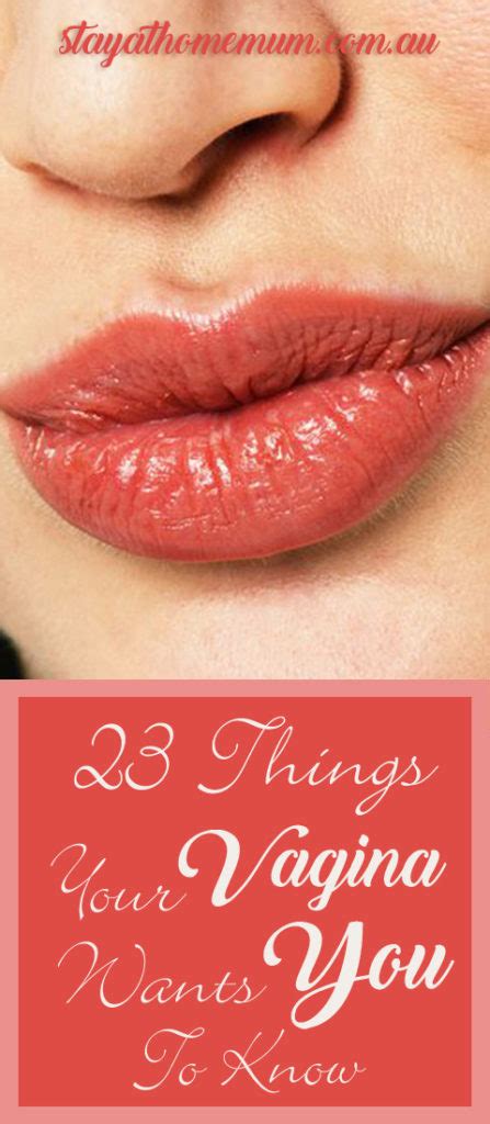 23 Things Your Vagina Wants You To Know Stay At Home Mum