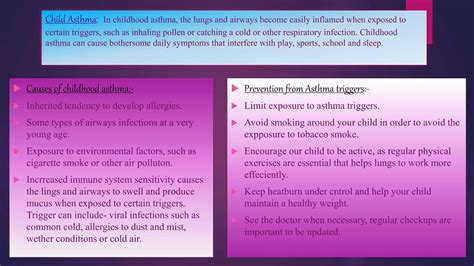 Asthama Project Pptx