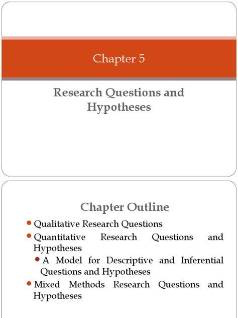 Chapter 5 Pdf Quantitative Research Hypothesis