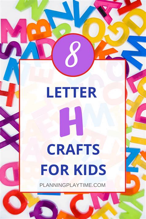 Letter H Crafts Planning Playtime