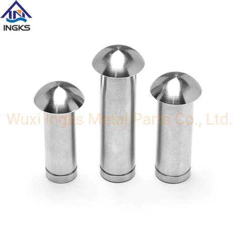 M6 M8 Round Head Lock Pins Stainless Steel Grooved End Clevis Pins