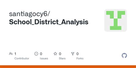 Github Santiagocy6schooldistrictanalysis