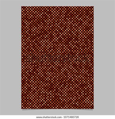 Red Abstract Dot Pattern Brochure Background Stock Vector Royalty Free 1071480728 Shutterstock