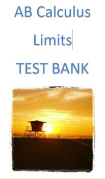 AB Calculus Limits Test By AP Statistics Question Banks TpT
